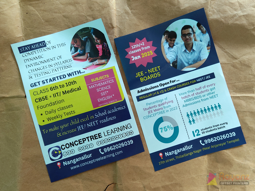 Multicolour Flyer Printing Cost 1000 Pamphlets Rs 3300