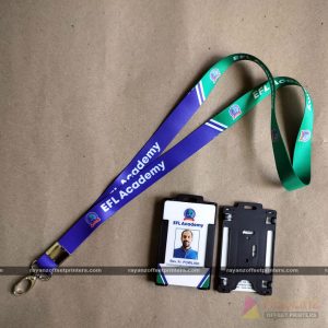 Teacher Training 20mm Lanyard Tag Sample | ID Card Tag Rope