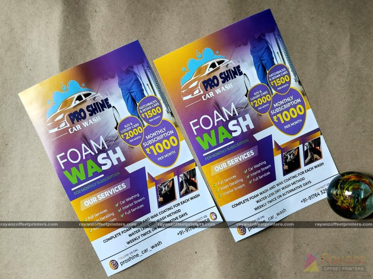 Pamphlet Printing Cost: 1000 A4 Flyers for ₹3,000 in Chennai