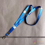 Sky Blue Dark Colour Lanyard Tag Sample | ID Card Tag Rope