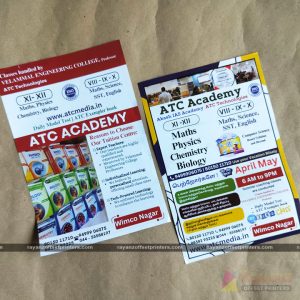 Flyer Printing Cost: Single-Color 1000 A4 Pamphlet ₹1,100.00